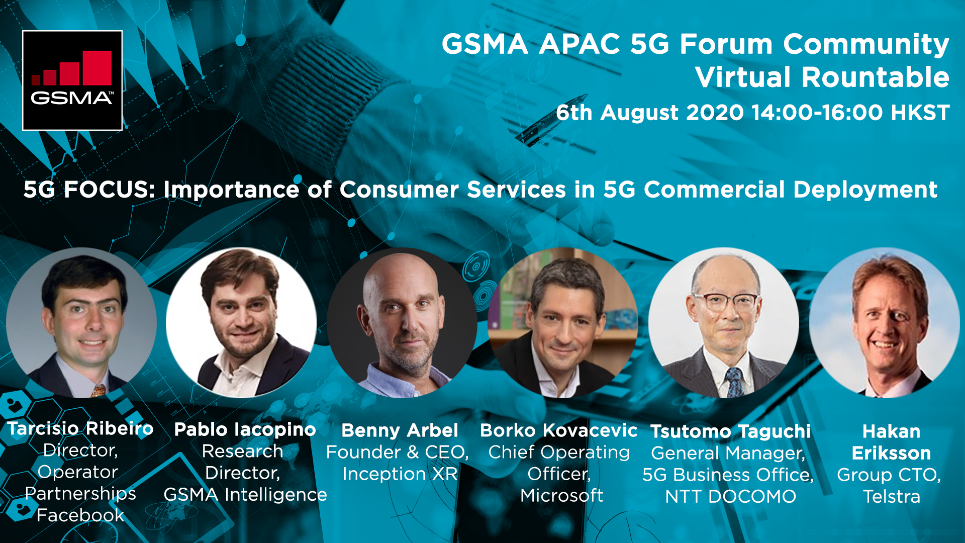 GSMA APAC 5G FORUM Virtual Roundtable: Importance of Consumer Services ...
