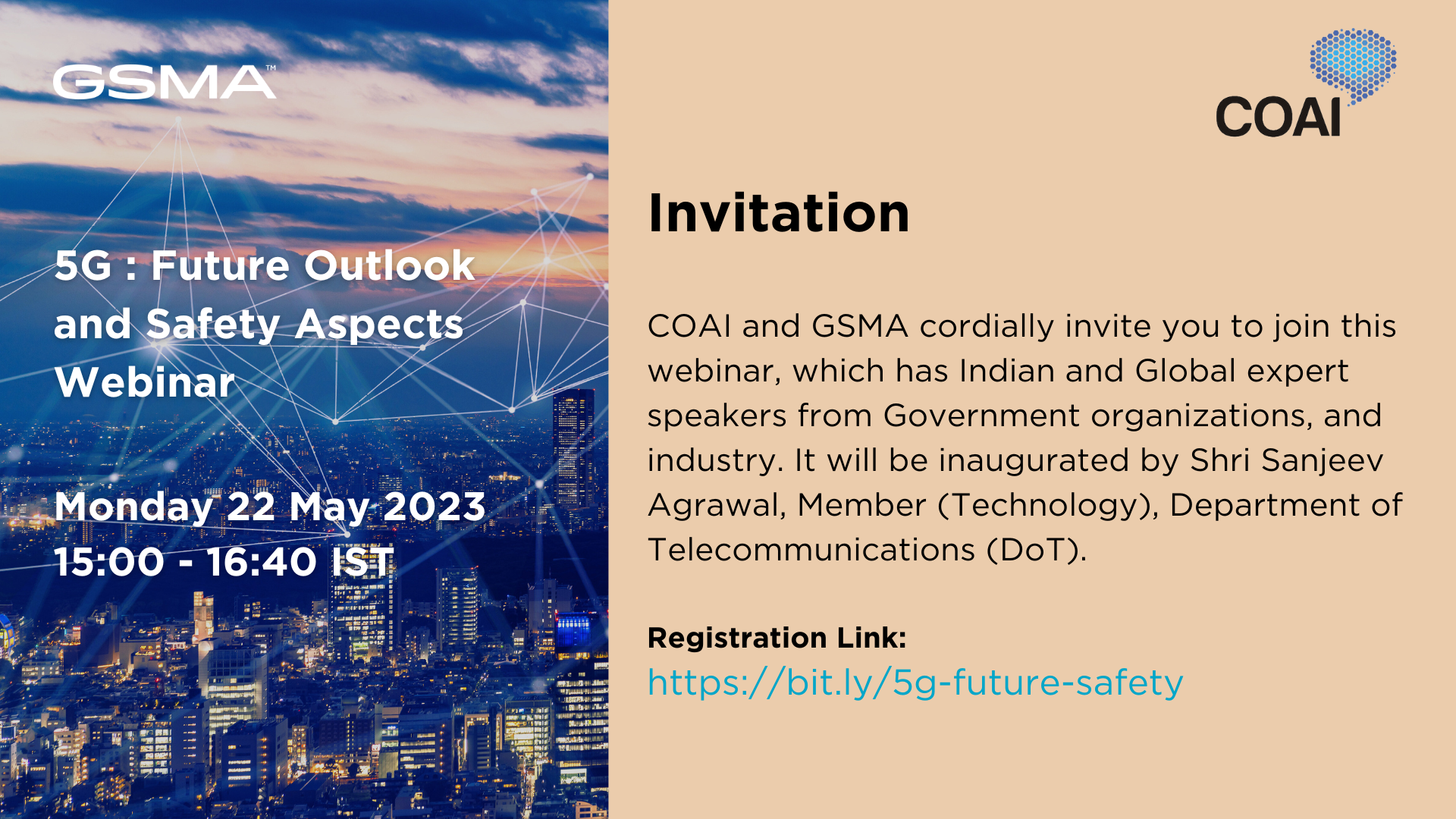 5G : Future Outlook and Safety Aspects Webinar - GSMA Asia Pacific