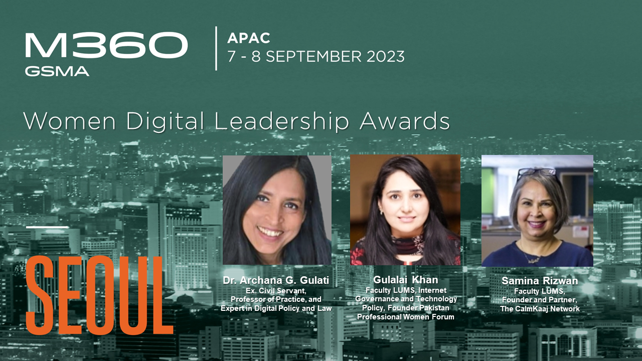 Women Digital Leadership Awards at M360 APAC 2023 - GSMA Asia Pacific