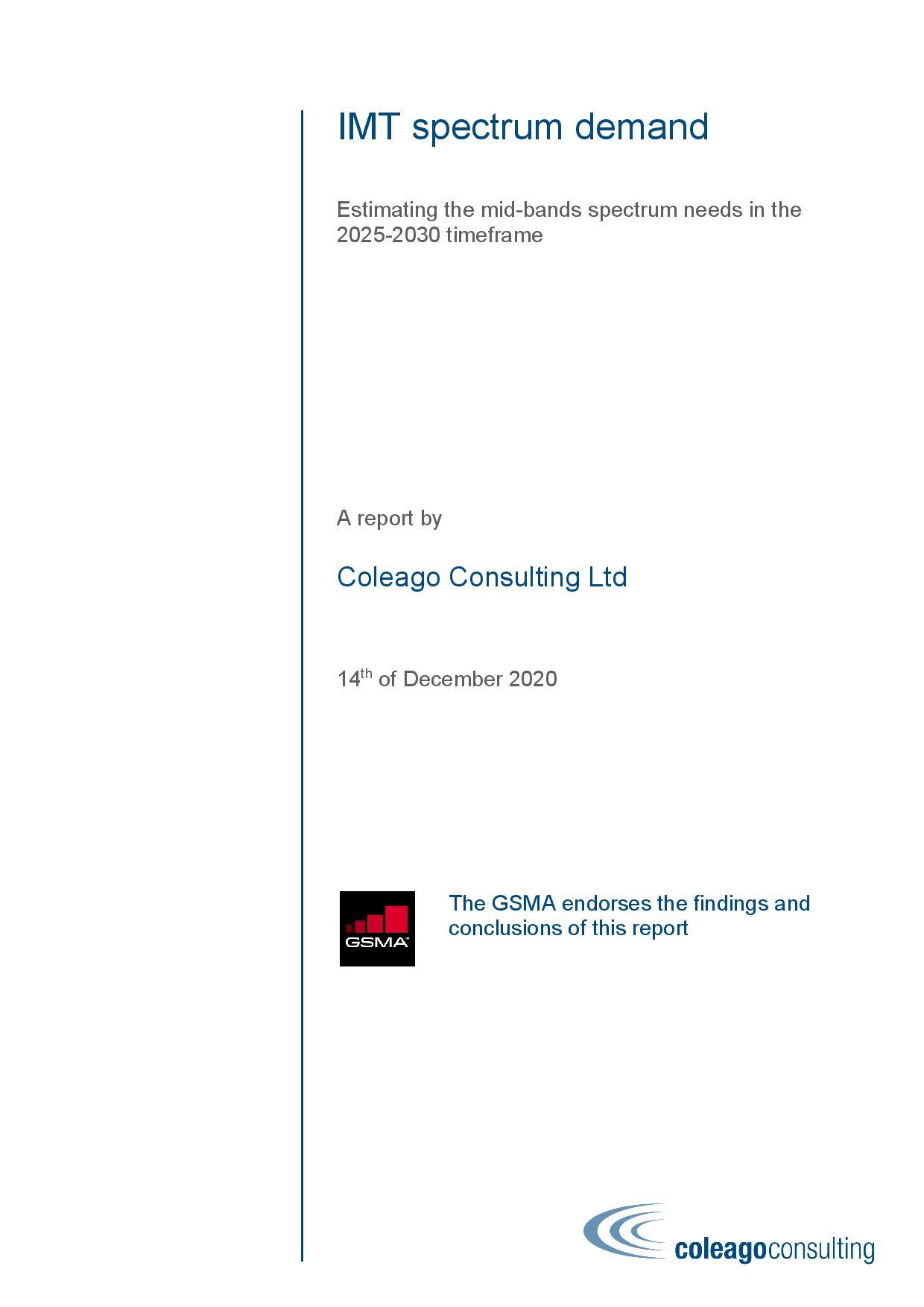 IMT Spectrum Demand: Estimating the mid-bands spectrum needs in the ...