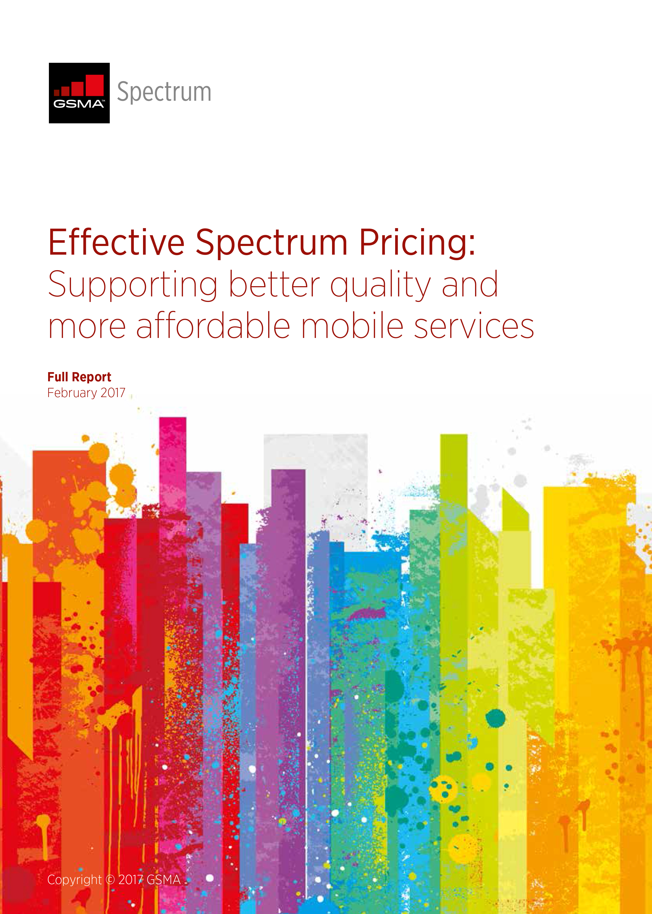 Effective Spectrum Pricing: Supporting better quality and more ...
