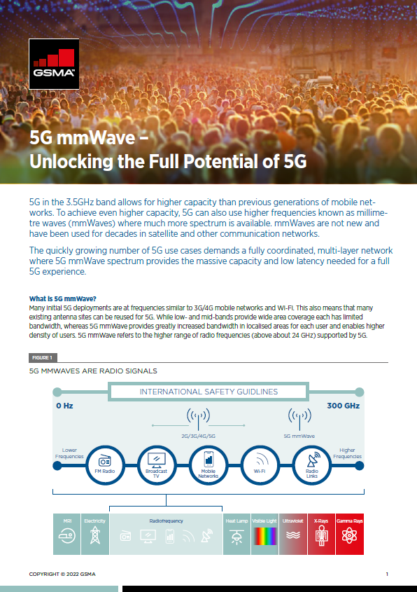 Fact Sheet: GSMA 5G mmWave - GSMA Foundry