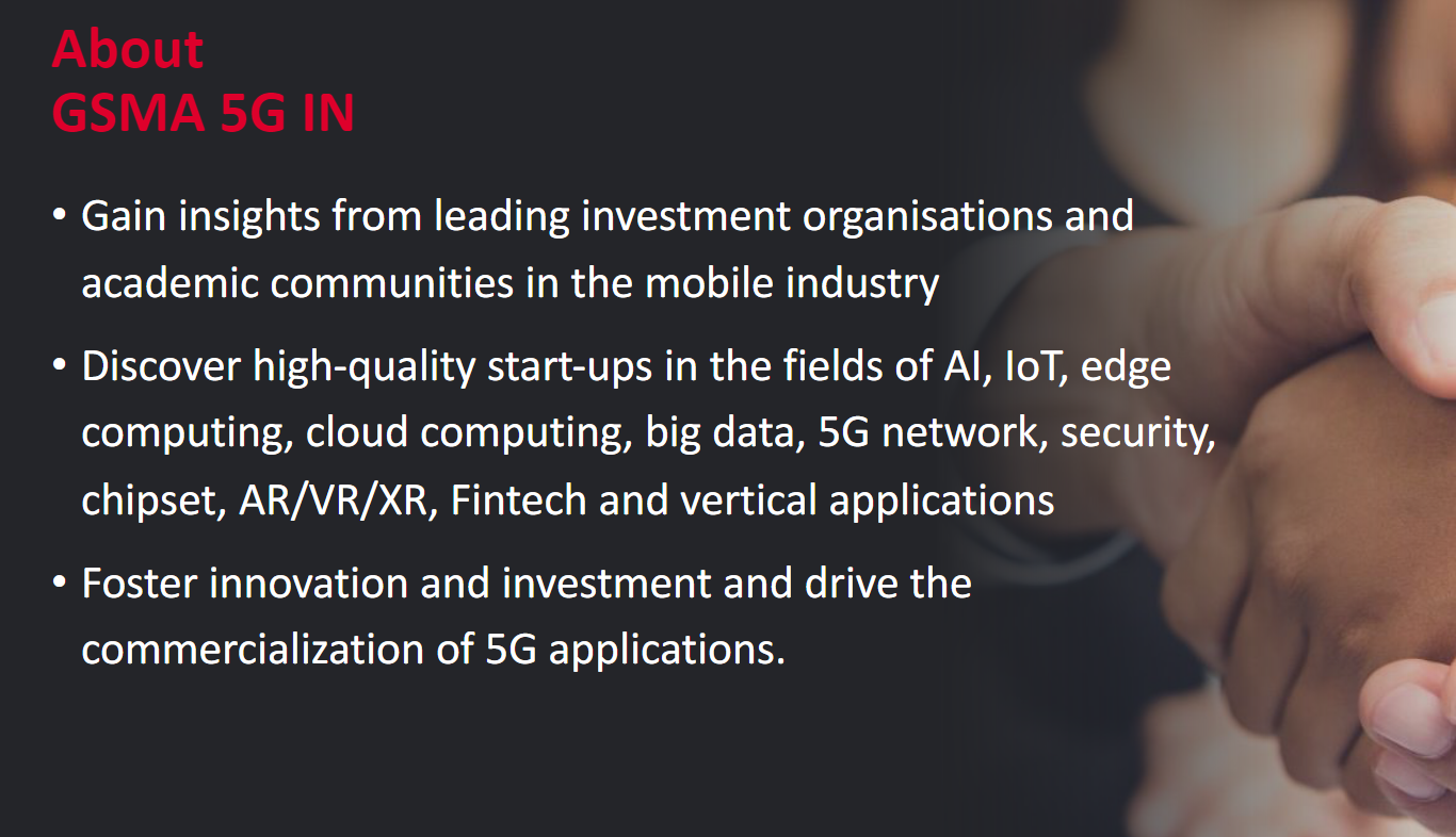5G Innovation and Investment Group (5G IN) - GSMA Foundry