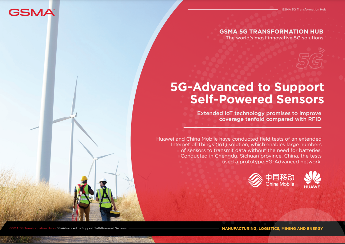5G Advanced to Support Self-Powered Sensors - GSMA Foundry