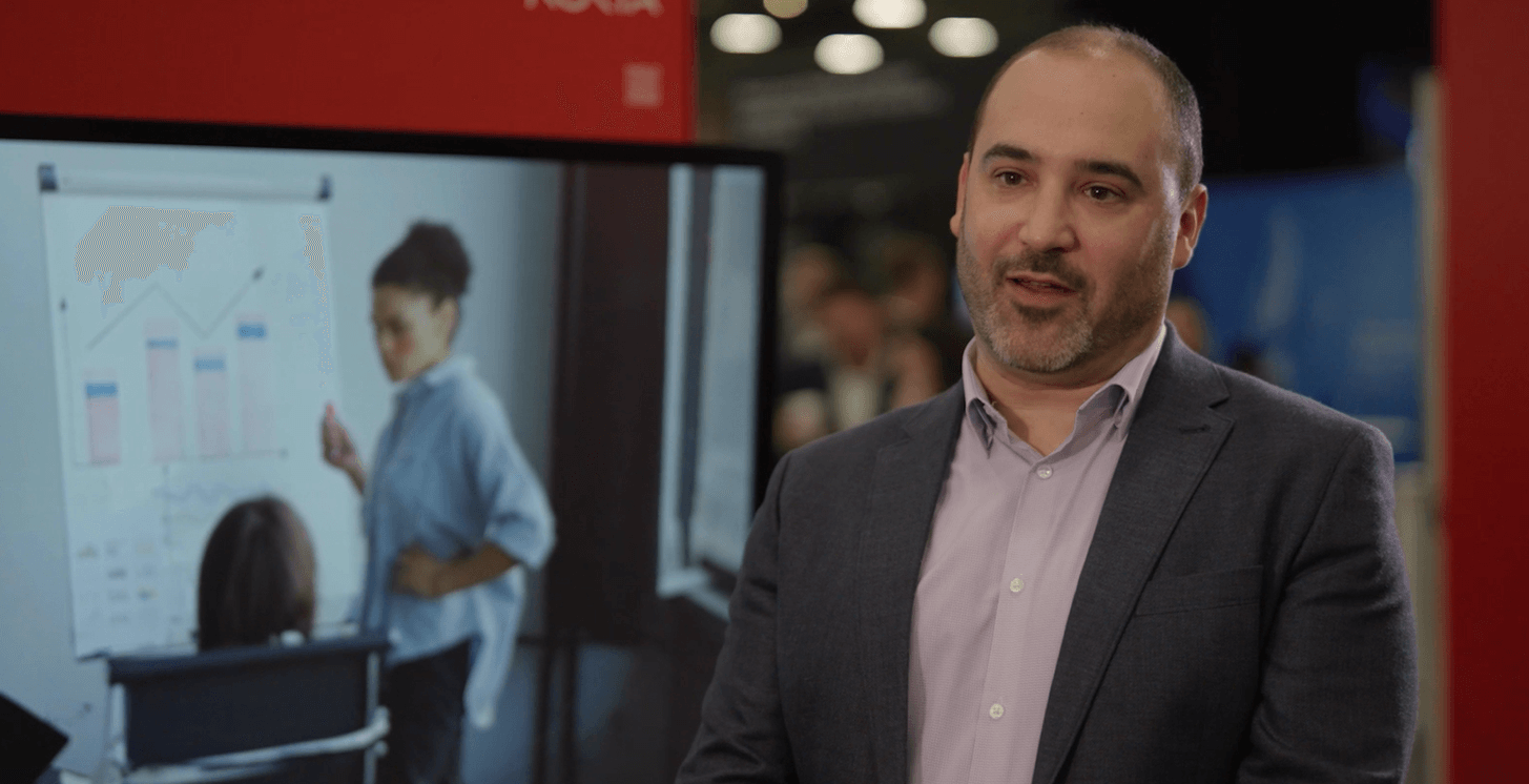 Evan Forrest, Enterprise Partner Manager of Nokia at MWC Las Vegas 2024 ...