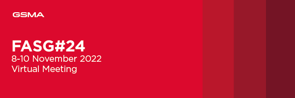 GSMA FASG#24 - Working Groups