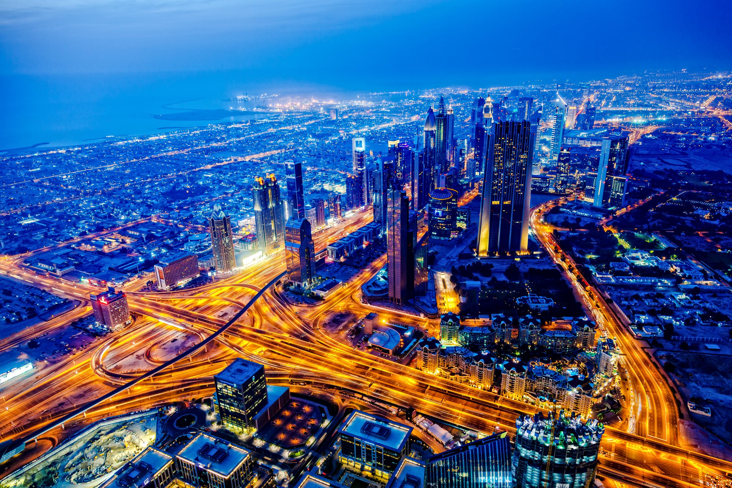 Modern Dubai cityscape at twilight, United Arab Emirates - Newsroom
