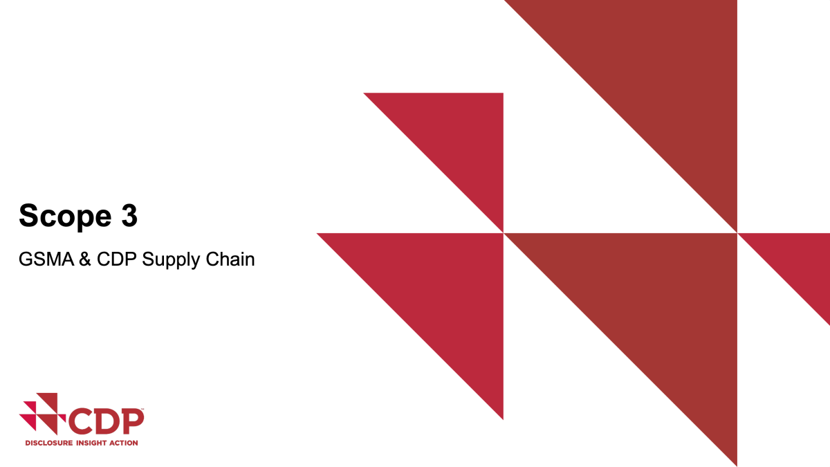 Climate Disclosure Webinar Series – GSMA | Climate Action Toolkit