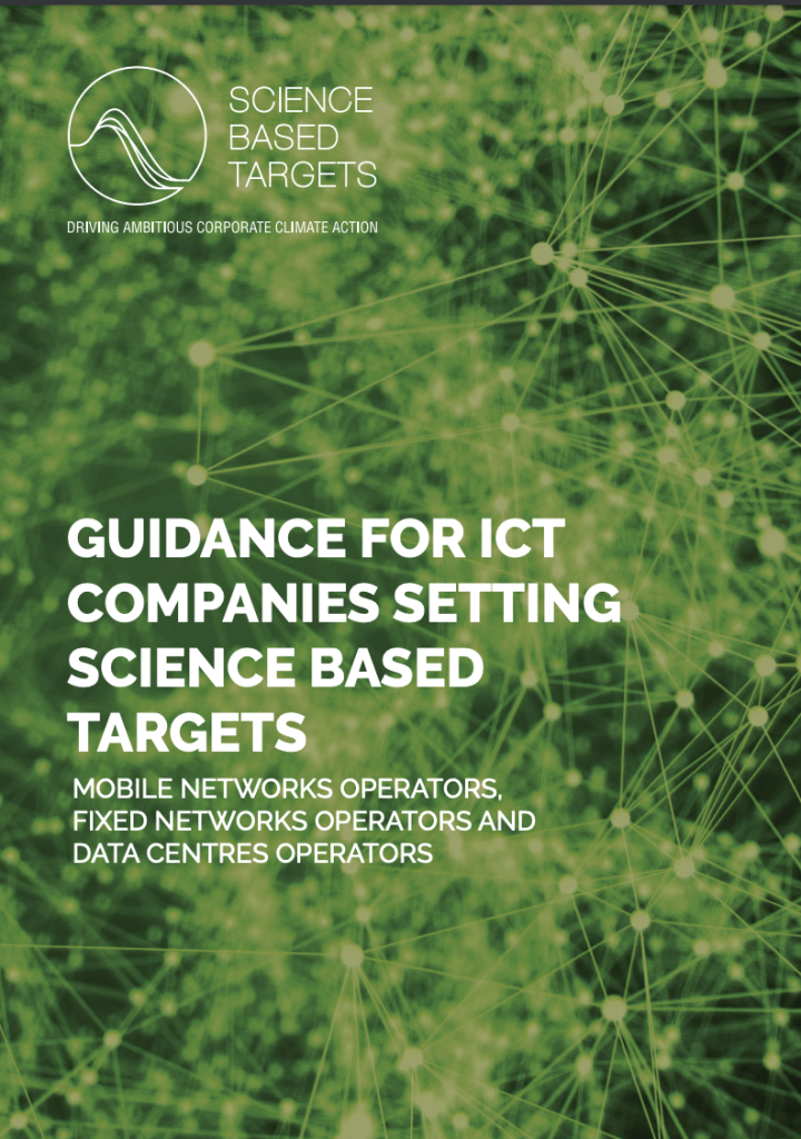 Guidance for ICT Companies Setting Science Based Targets - External Affairs