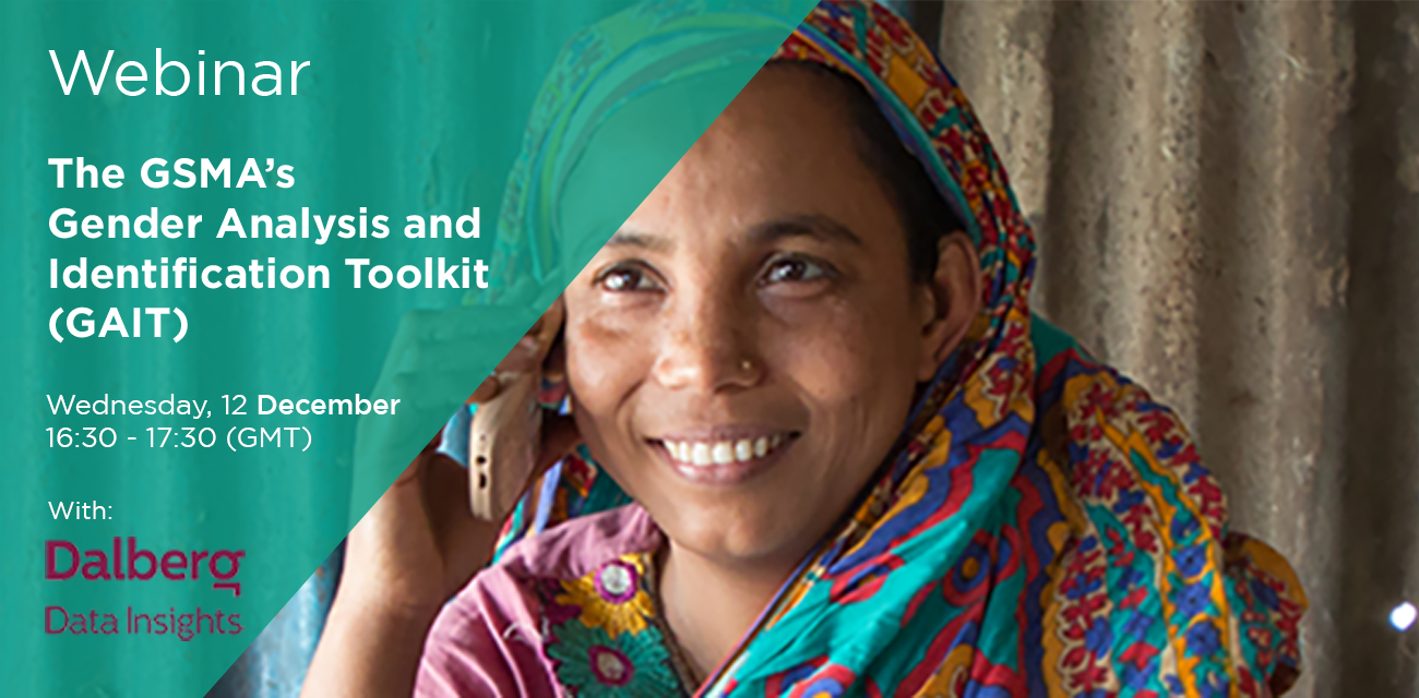 Webinar: The GSMA’s Gender Analysis and Identification Toolkit (GAIT ...