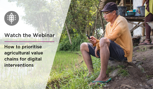 mAgri Webinar: How to prioritise agricultural value chains for digital ...