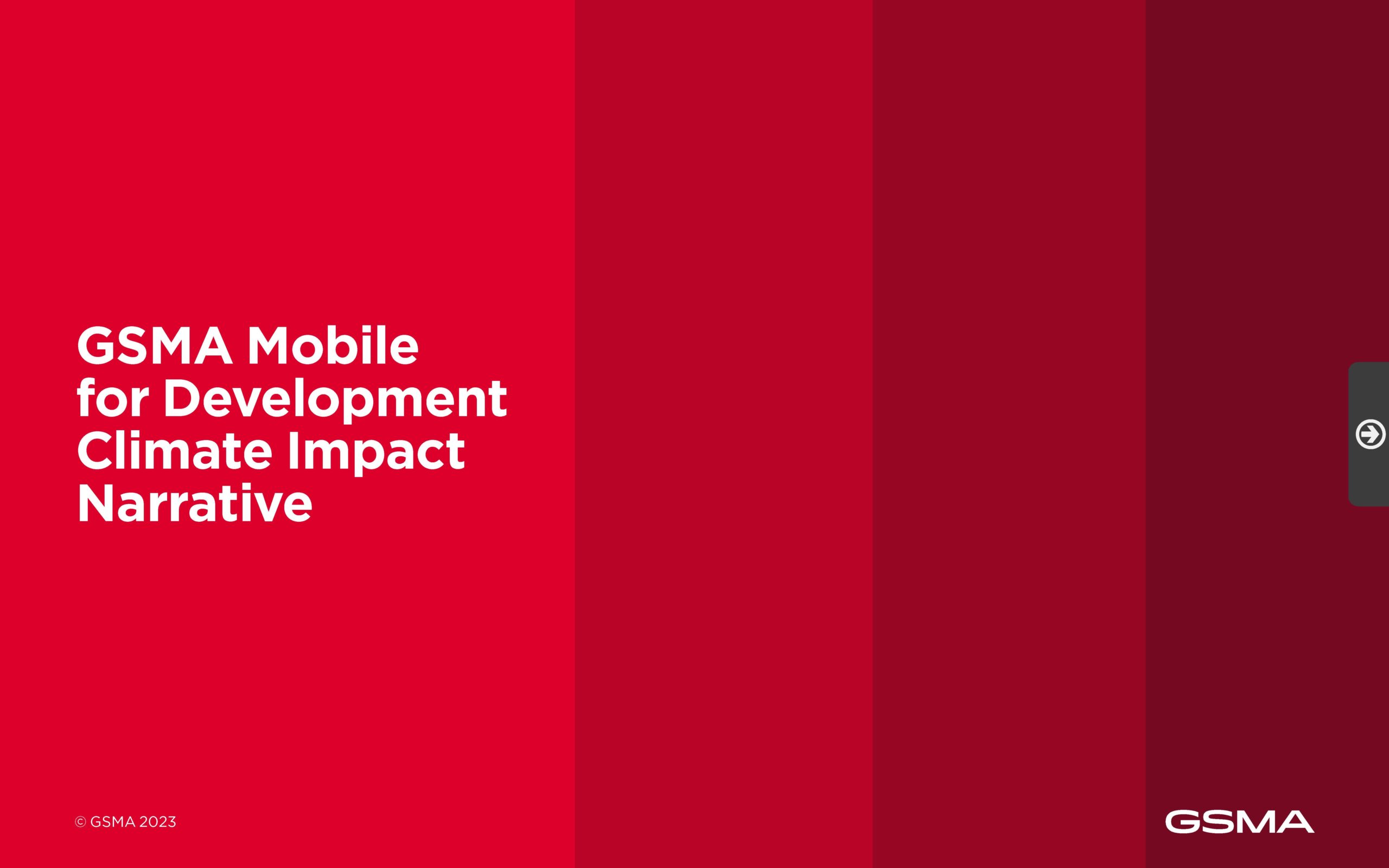 GSMA Mobile for Development Climate Impact Narrative | Mobile for ...