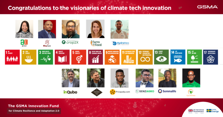 Announcing The GSMA Innovation Fund for Climate Resilience and ...