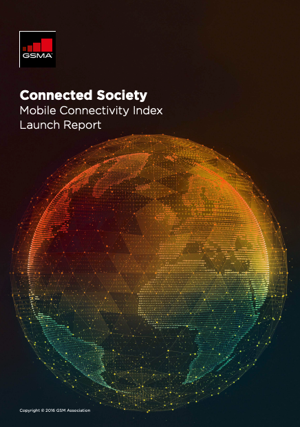 Mobile Connectivity Index Launch Report - Public Policy