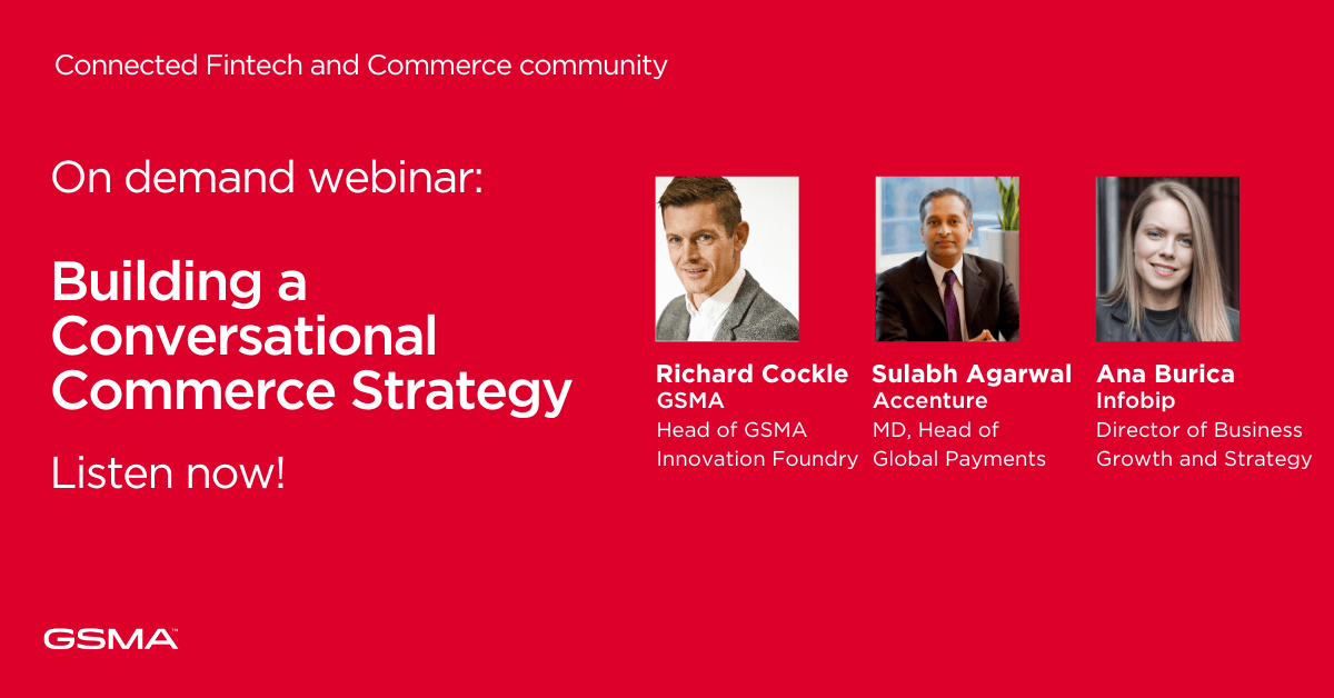 Webinar on demand: Building a conversational commerce strategy - Connected Fintech