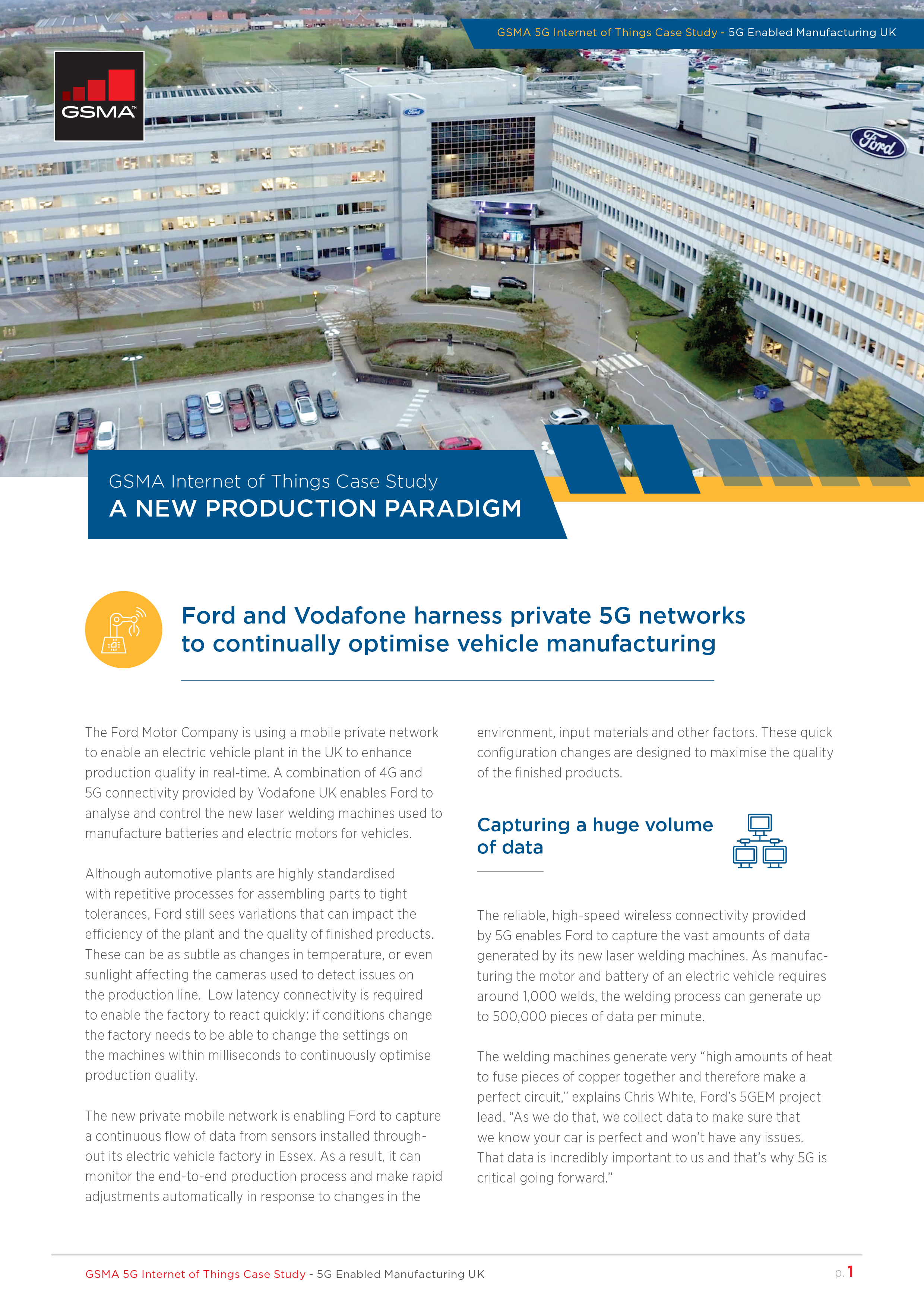 Ford and Vodafone Harness Private 5G Networks to Continually Optimise ...