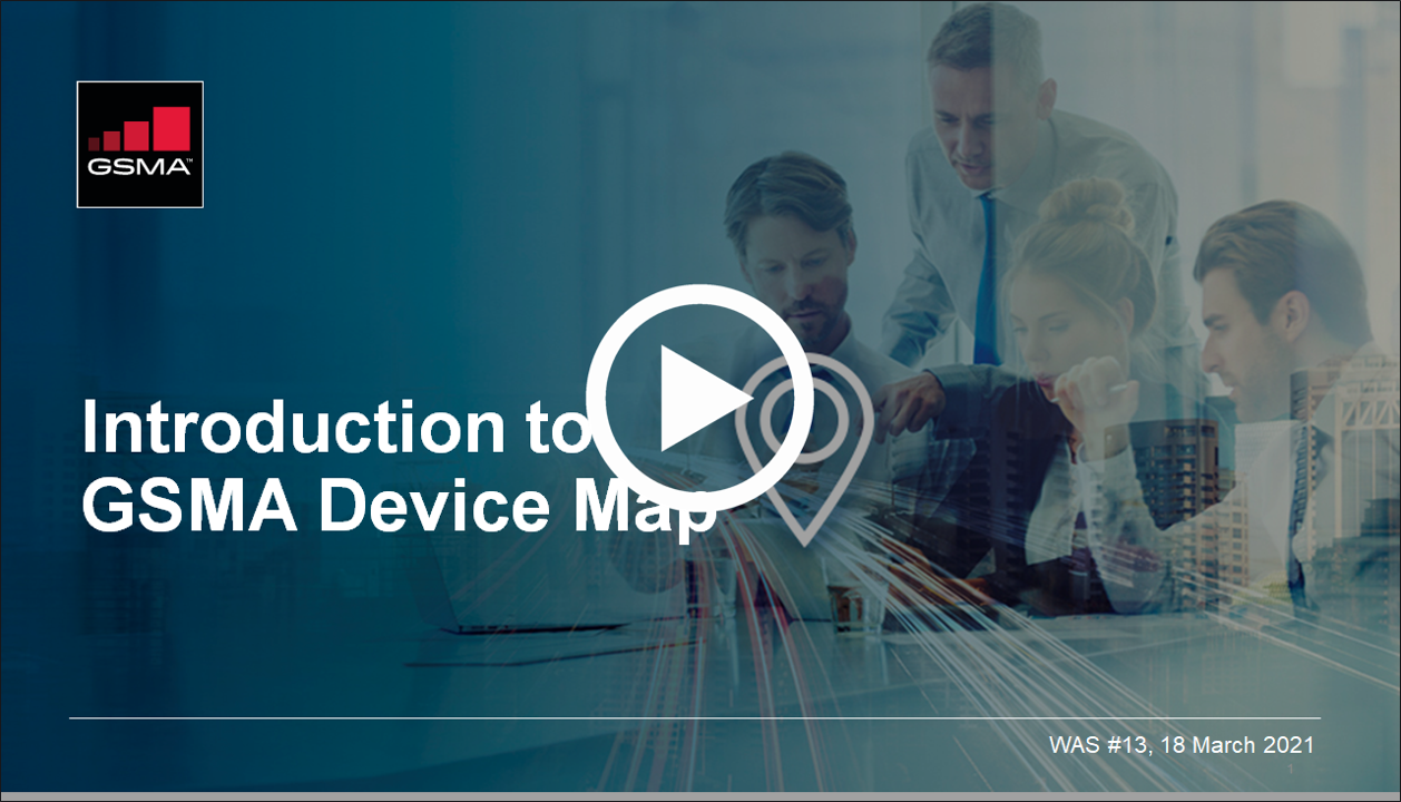 Introduction to GSMA Device Map - Industry Services
