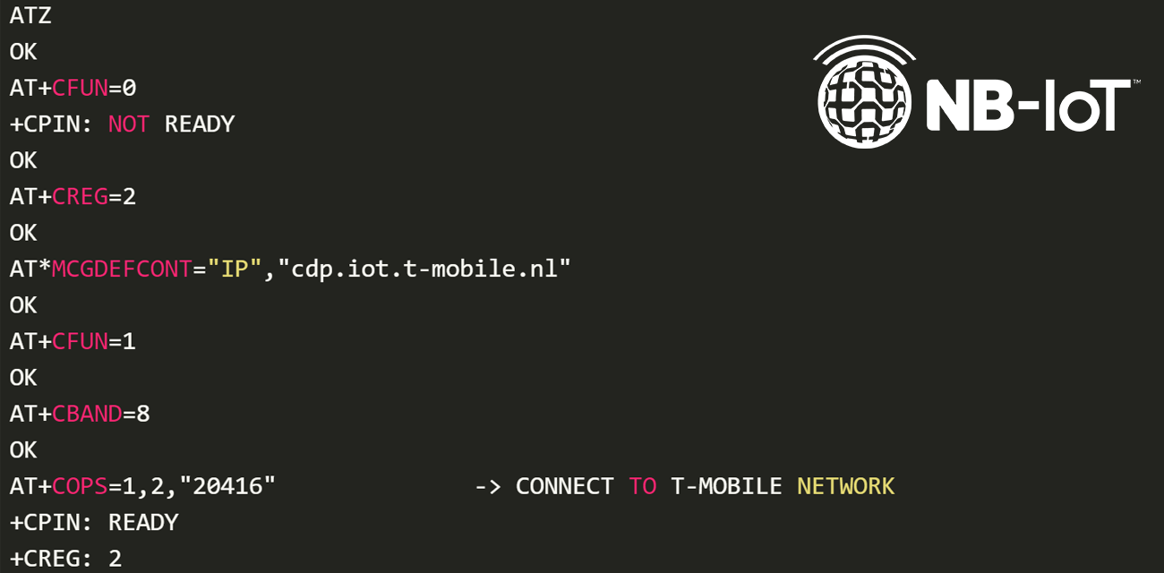 Demonstration: Arduino NB-IoT with SIM7020 and T-Mobile | Internet of Things