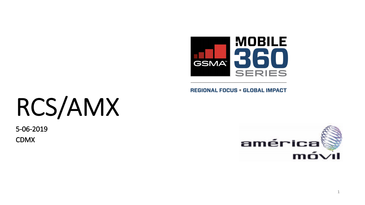 GSMA RCS Business Messaging Lab #24 Mexico City - Speakers ...