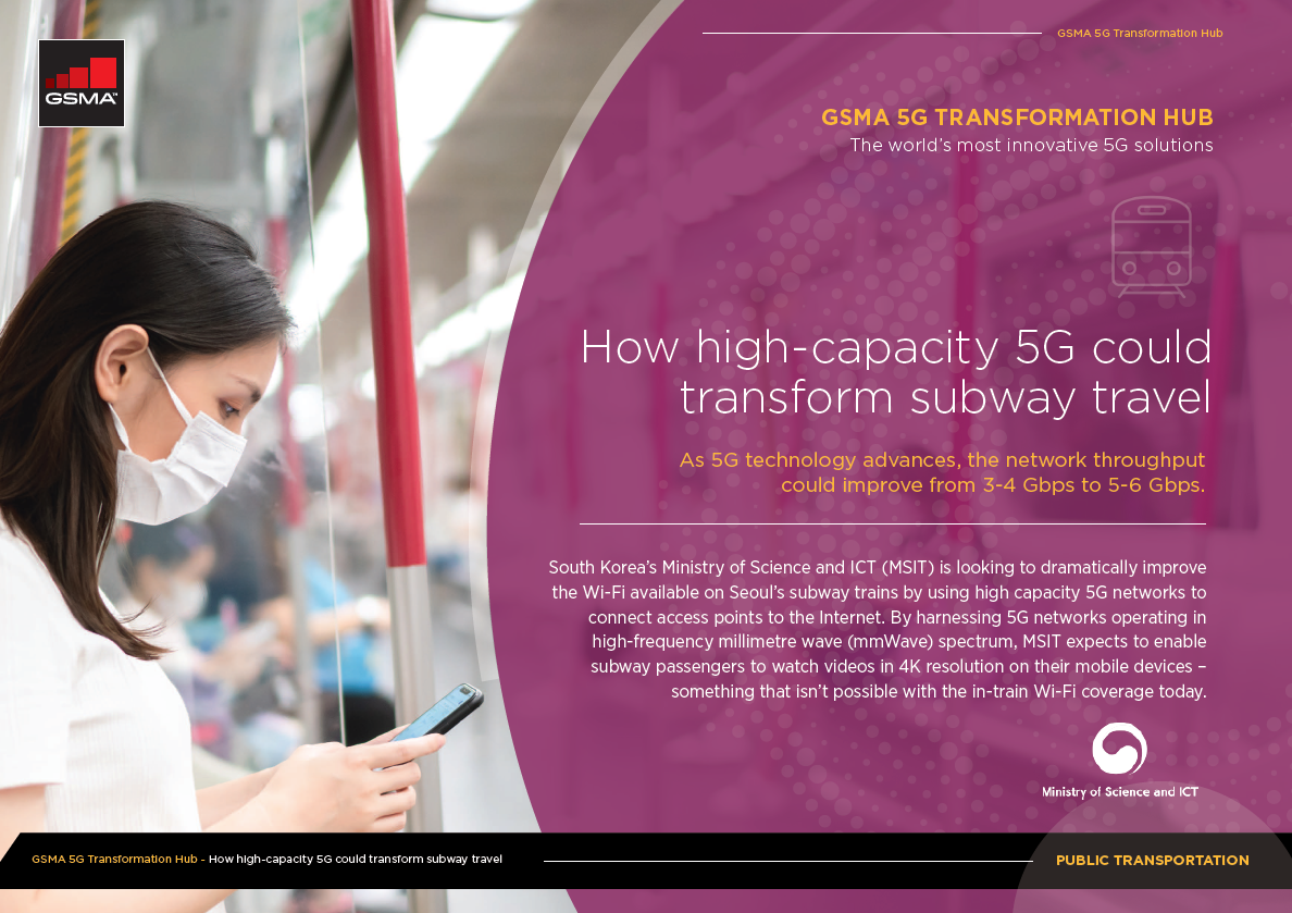 Case Study: How High-Capacity 5G Could Transform Subway Travel - Networks