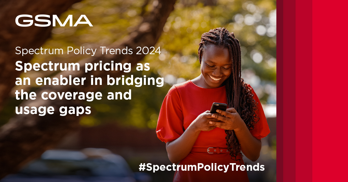 GSMA | Spectrum pricing as an enabler in bridging the coverage and ...